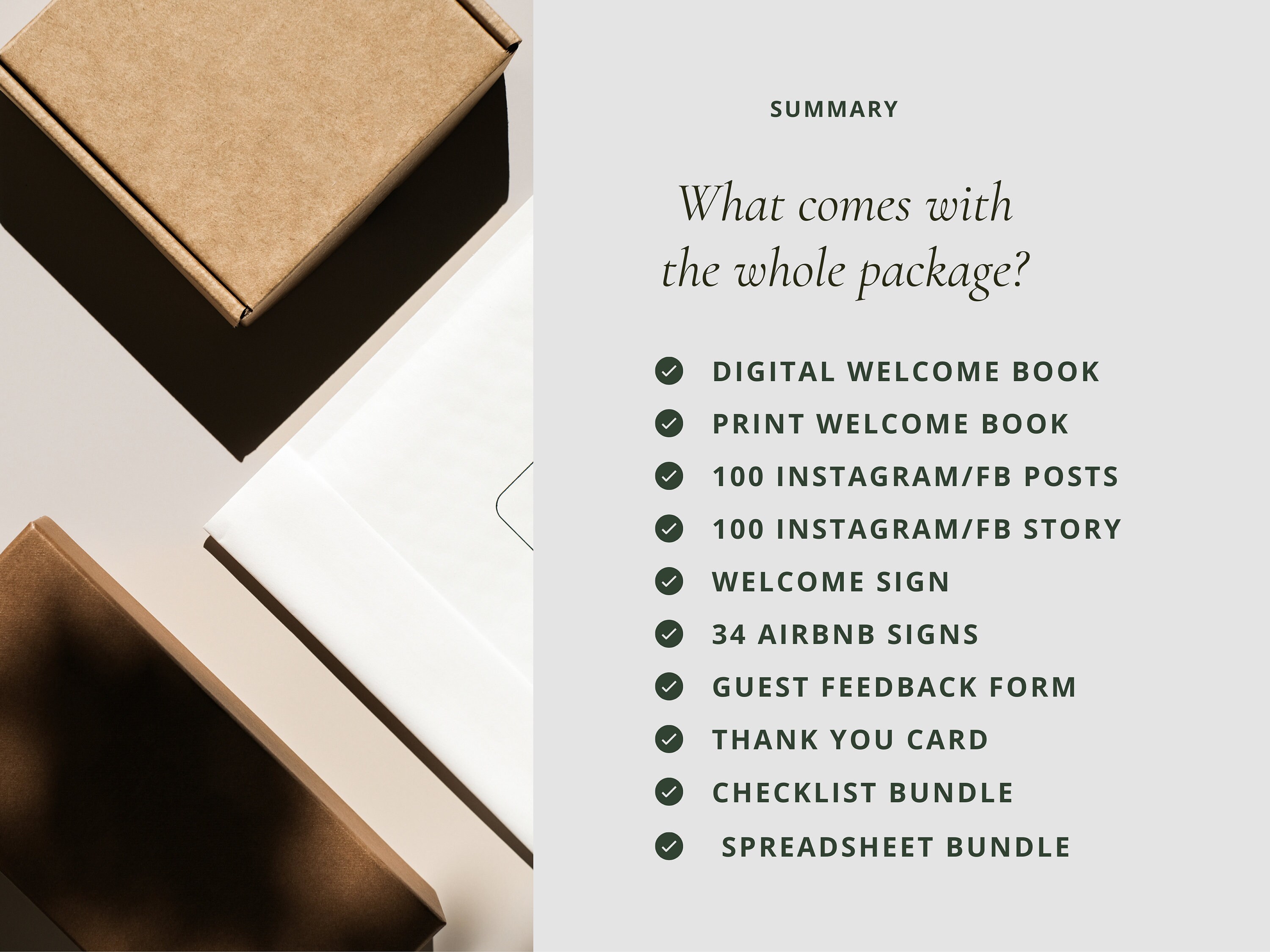 Airbnb Host Full Package: Digital Welcome Book Template (canva) - Etsy