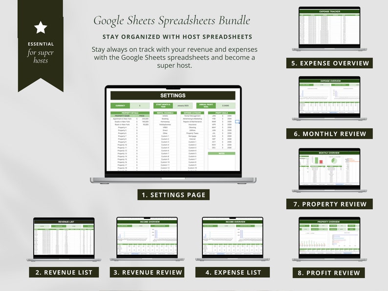 Airbnb Host Full Package, Digital Welcome Book Template, Airbnb Instagram, Airbnb Checklist ...
