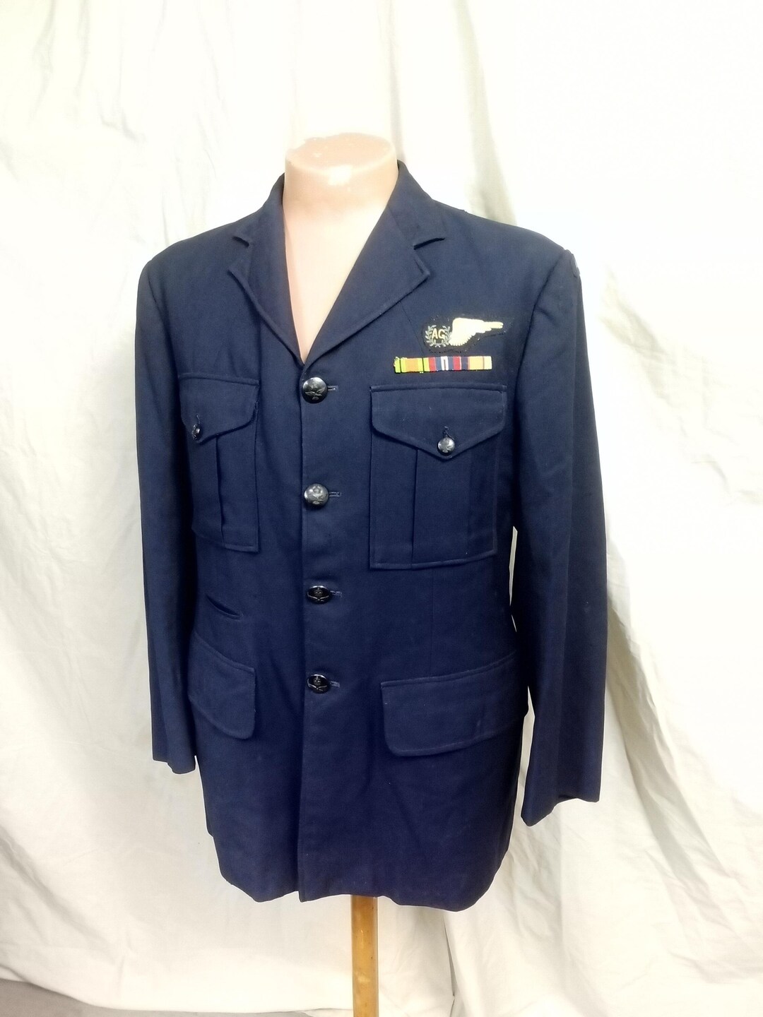 WW2 Royal Australian Air Force RAAF Uniform Jacket Large Size - Etsy ...