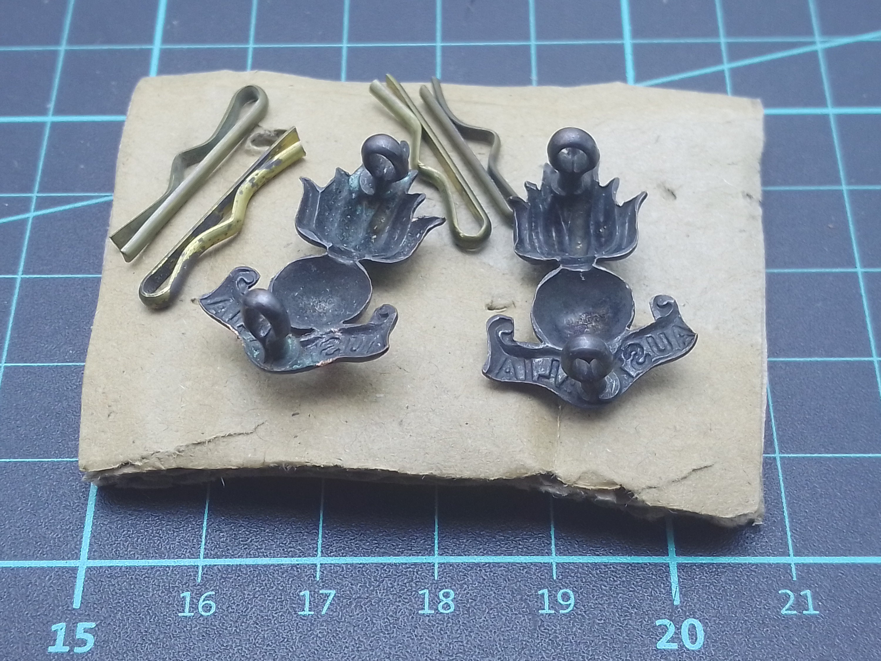 WW2 Royal Australian Army Engineers Collar Badges Pair - Etsy