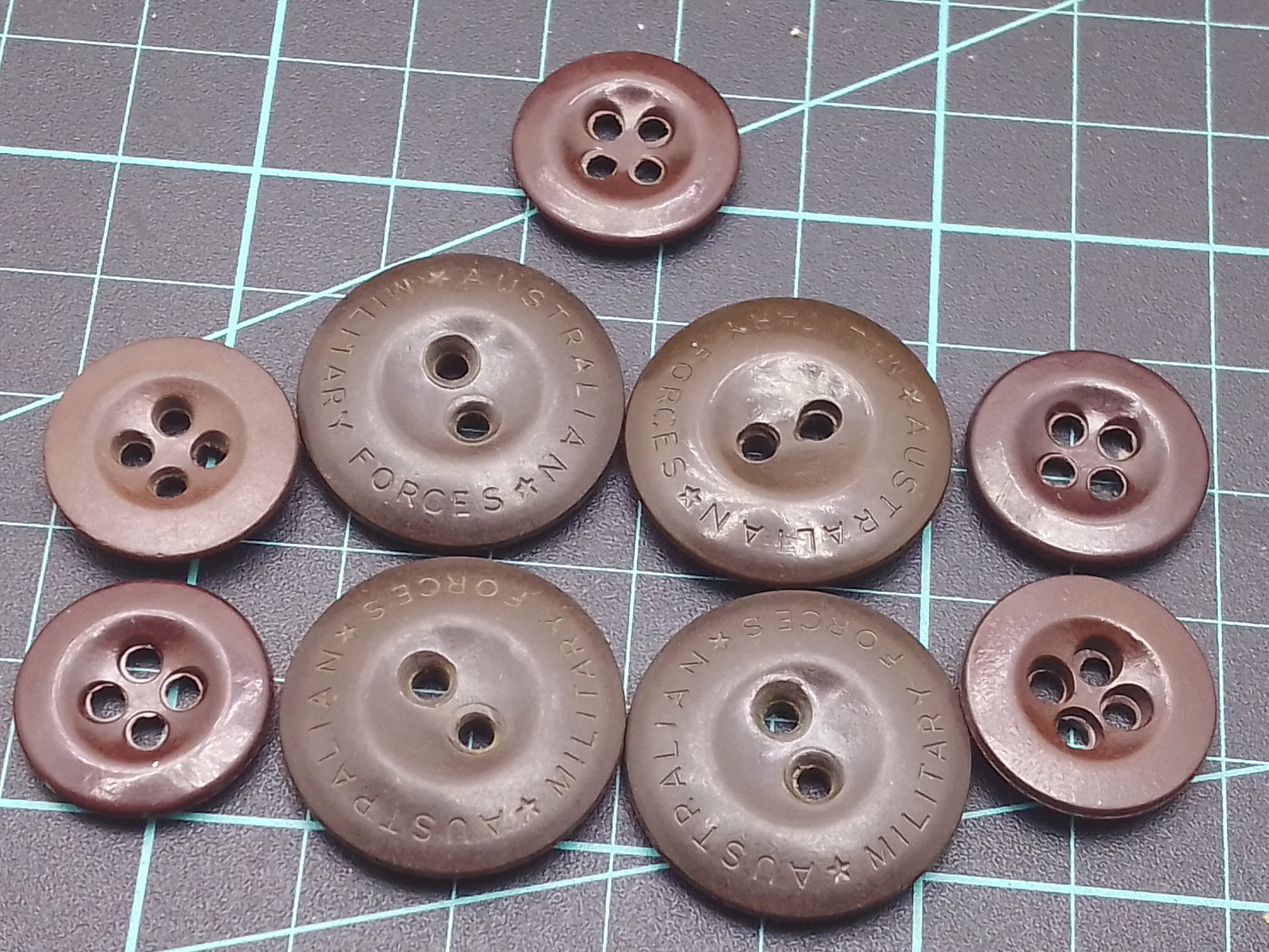 WW2 Australian Army Uniforms Buttons Pre-1942 Bakelite Type - Etsy