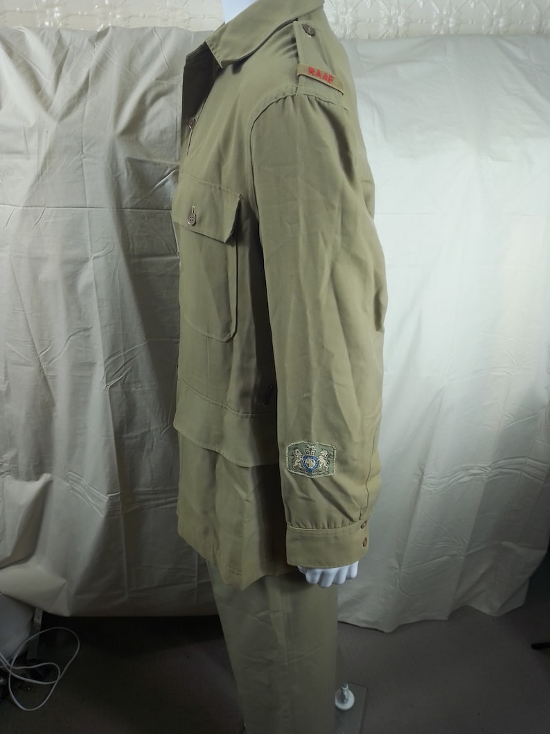 1960's Australian Air Force RAAF Tropical Uniform Jacket & Pants 1961 ...