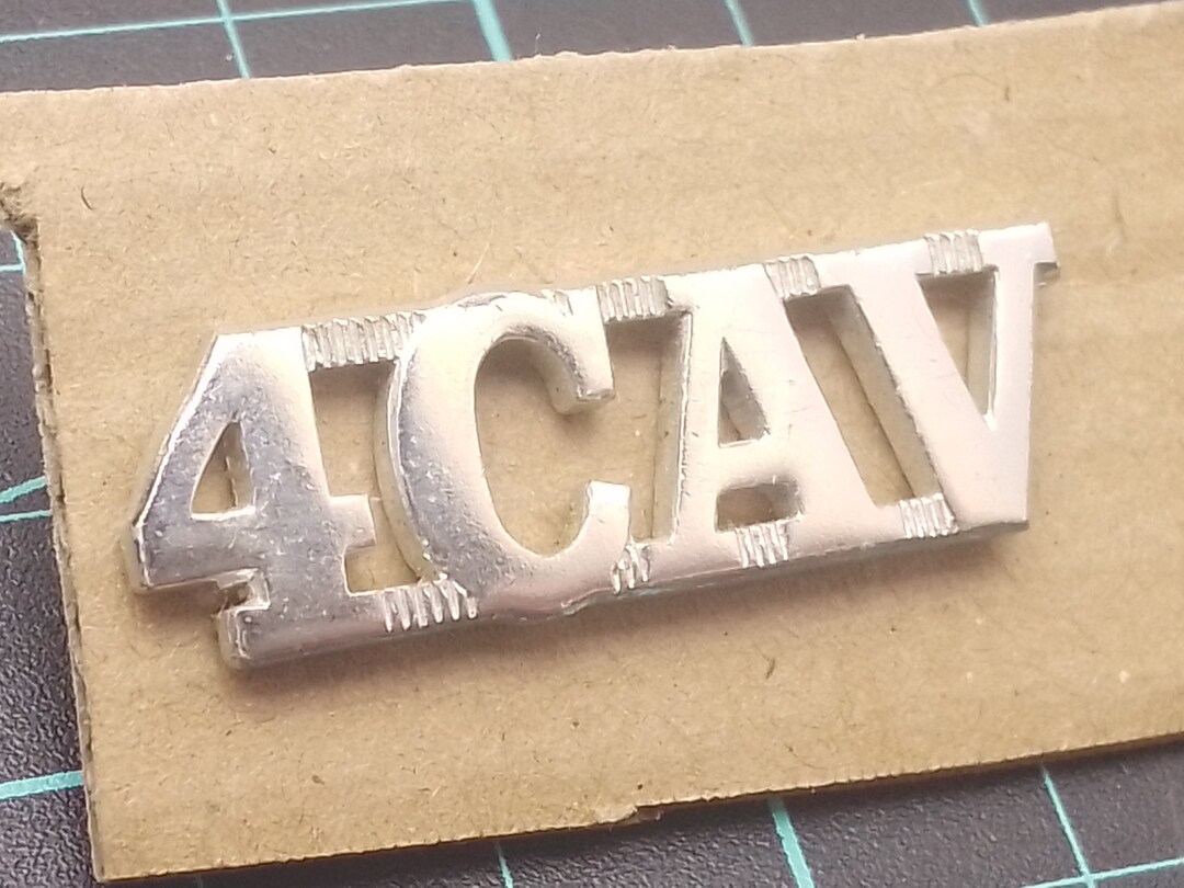 1970's-81 Australian Army 4th Cavalry Regiment Shoulder Title Badge - Etsy