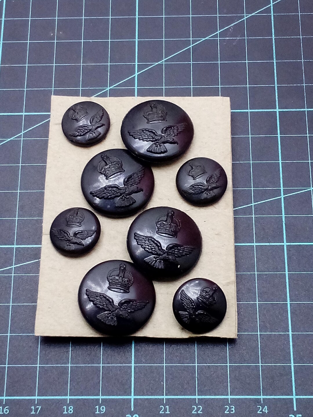 WW2 Royal Australian Air Force Uniform Buttons Set - Lot of 8 - Etsy