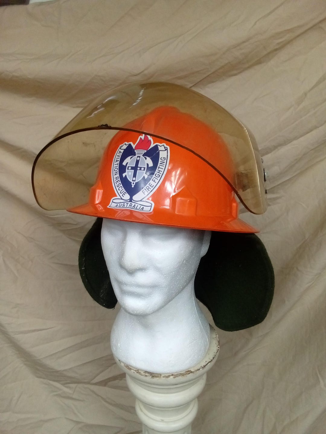 1975-80's Australian Aviation Rescue Fire Helmet - Etsy