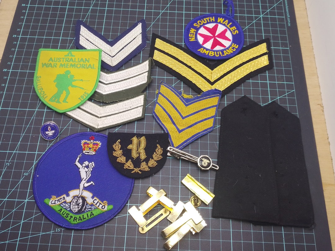 Vintage Australian Military Patches Mixed Lot of 10 - Etsy