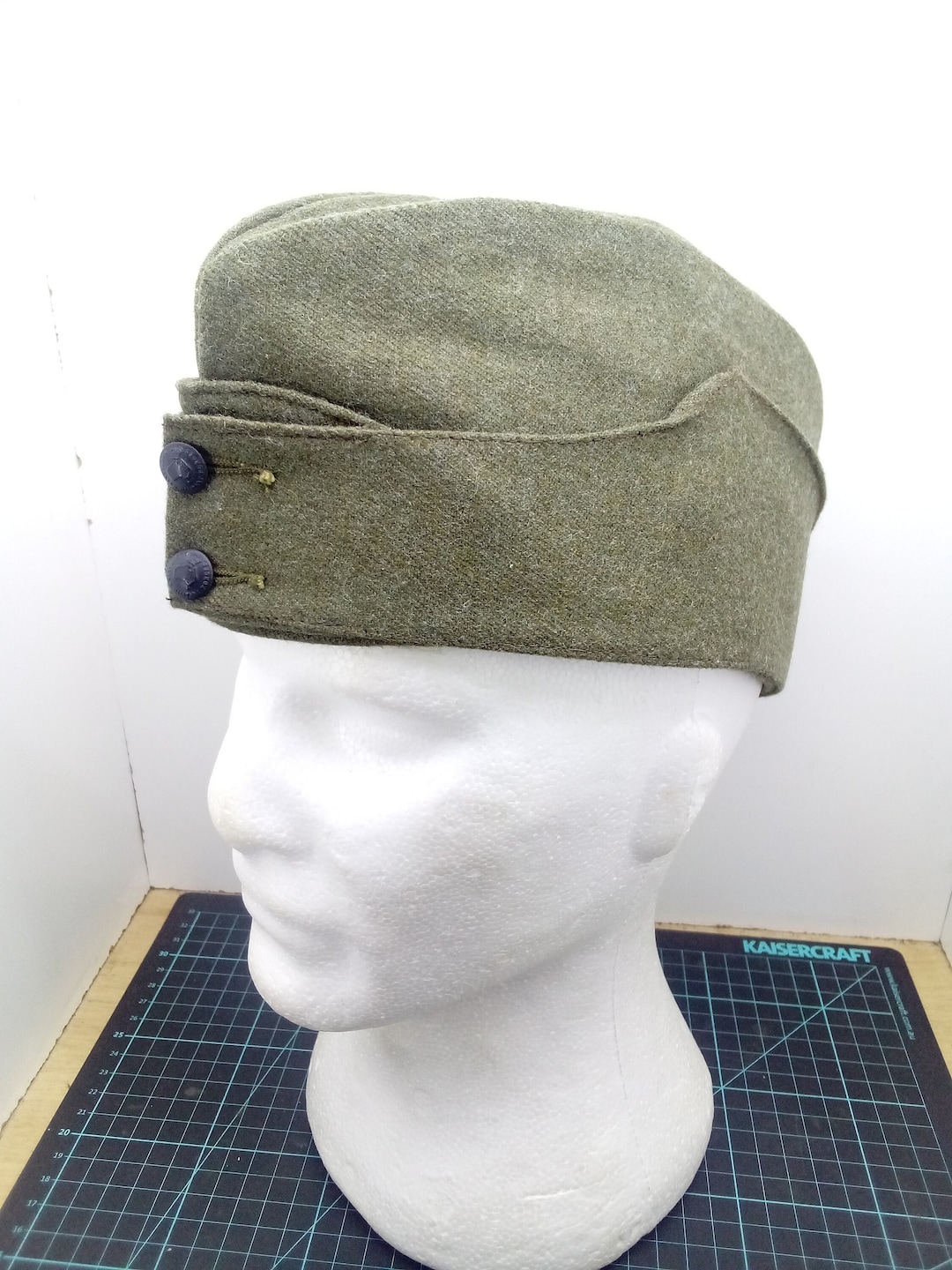 WW2 Australian Army Uniform Side Cap 1940 Dated, Size 6 7/8 - Etsy