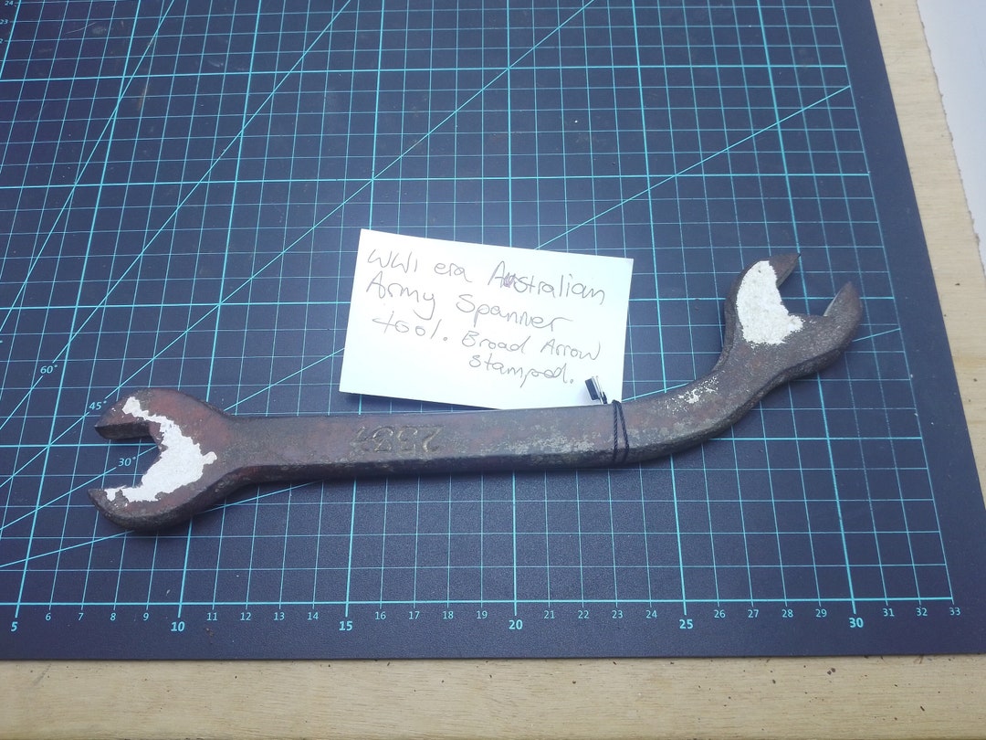 WW1 Australian Army Spanner Tool - Broad Arrow Stamped - Etsy