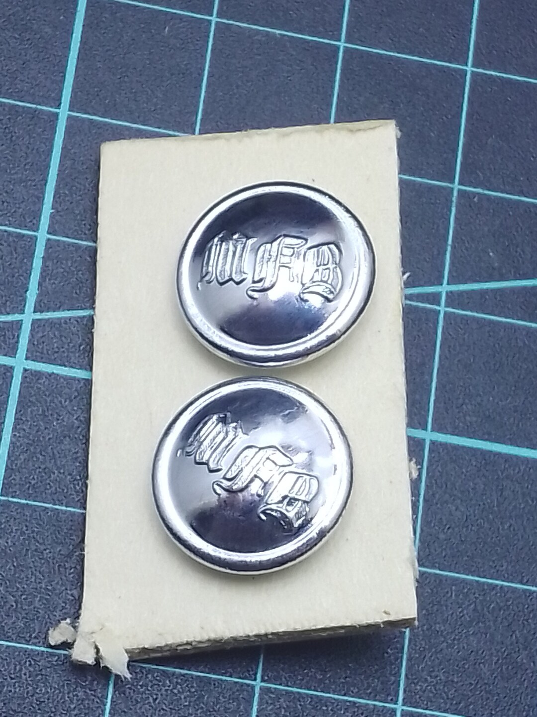 1950's-80's Melbourne Metropolitan MFB Cap Buttons Pair - Etsy