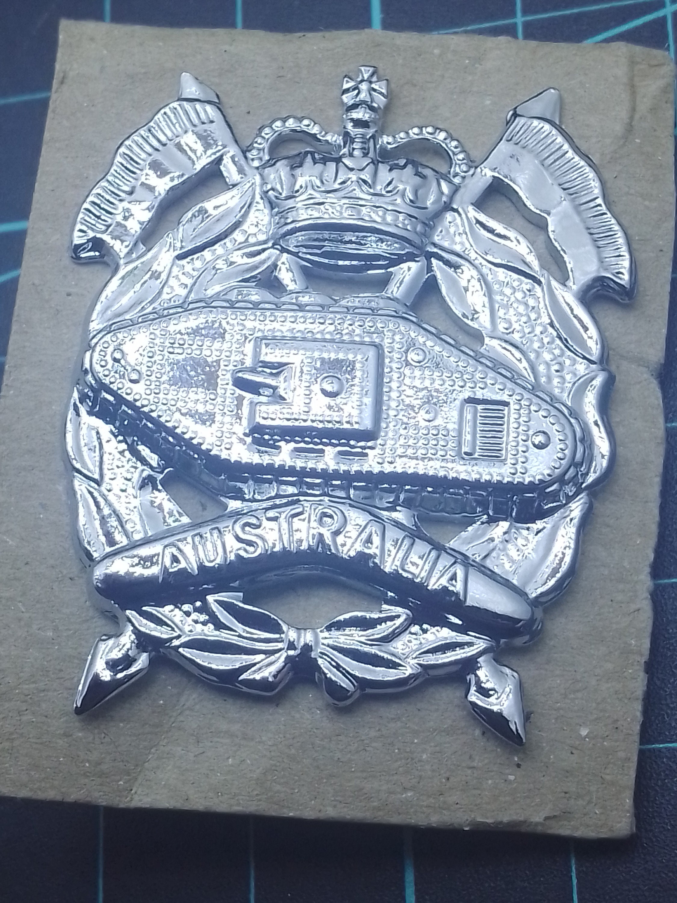 1970s 90s Australian Army Armoured Corps Cap Badge Etsy
