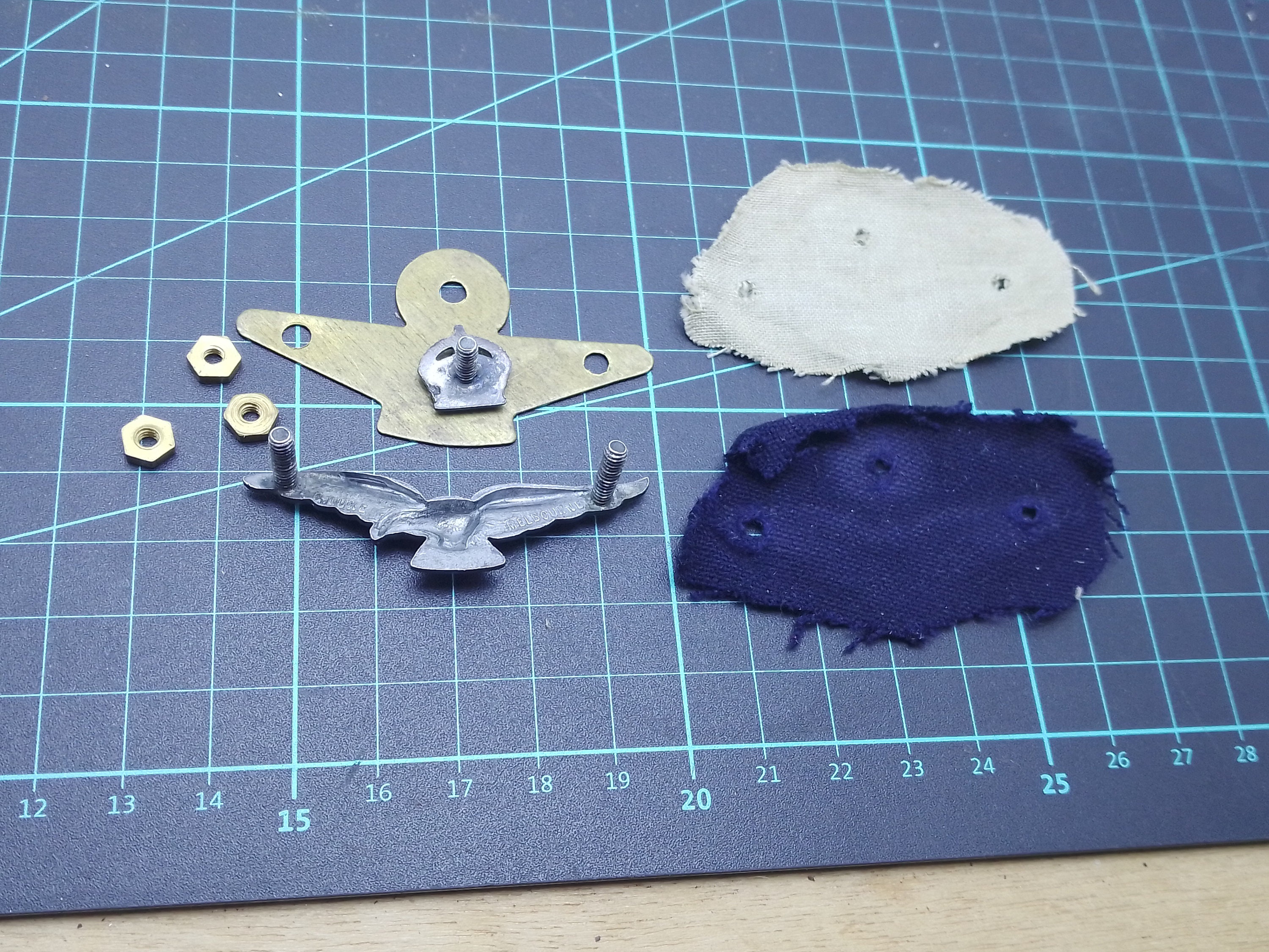 WW2 Australian Air Force RAAF Side Cap Badge With Crown & Backing - Etsy