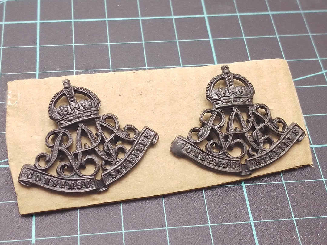 WW2 Australian Army Artillery RAA Collar Badges Pair - Etsy