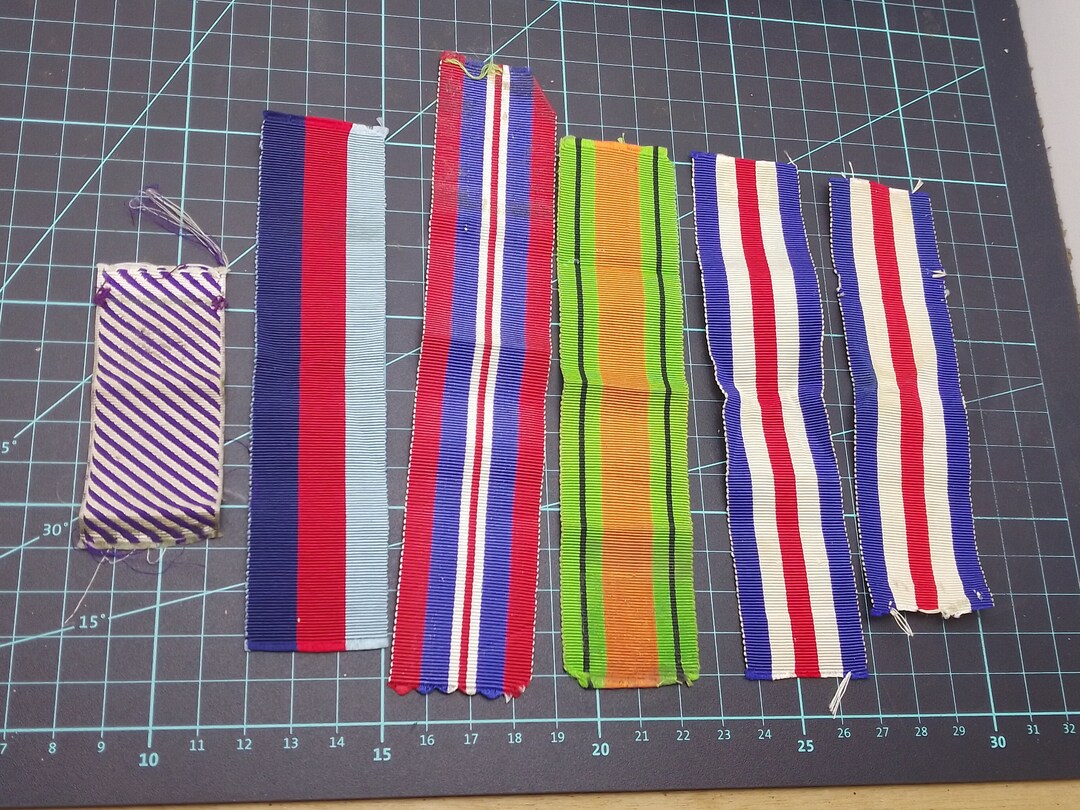 WW2 Australian Military Medal Ribbons Lot of 6, Original - Etsy