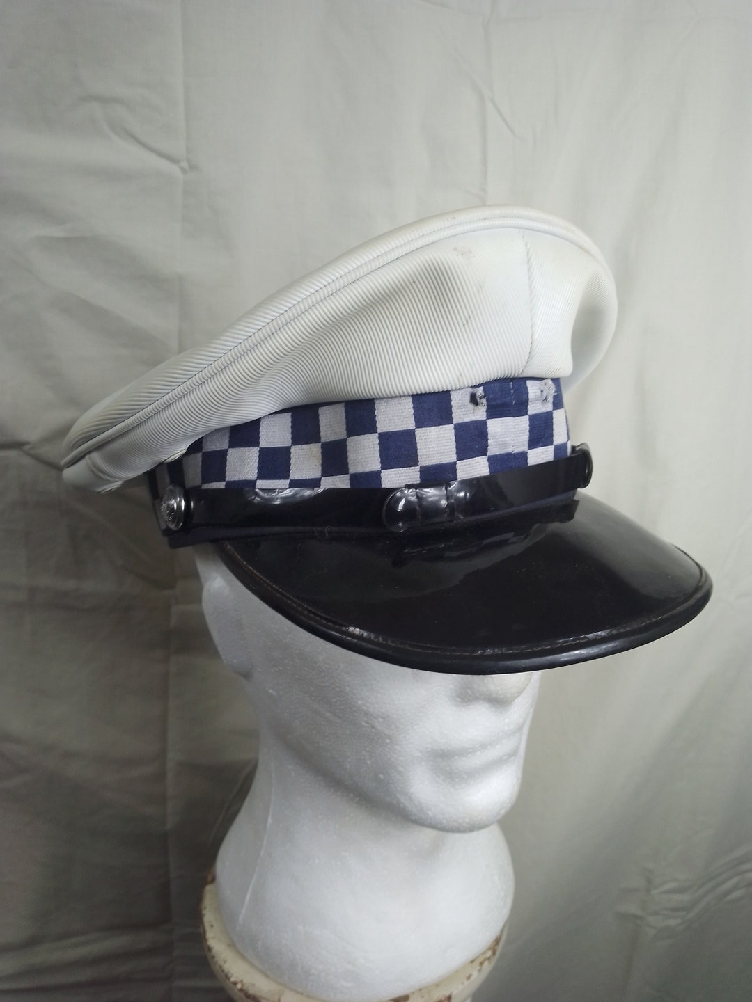 1970's-80's Victoria VICPOL Uniform Hat Cap Emerco, Melbourne, Size ...