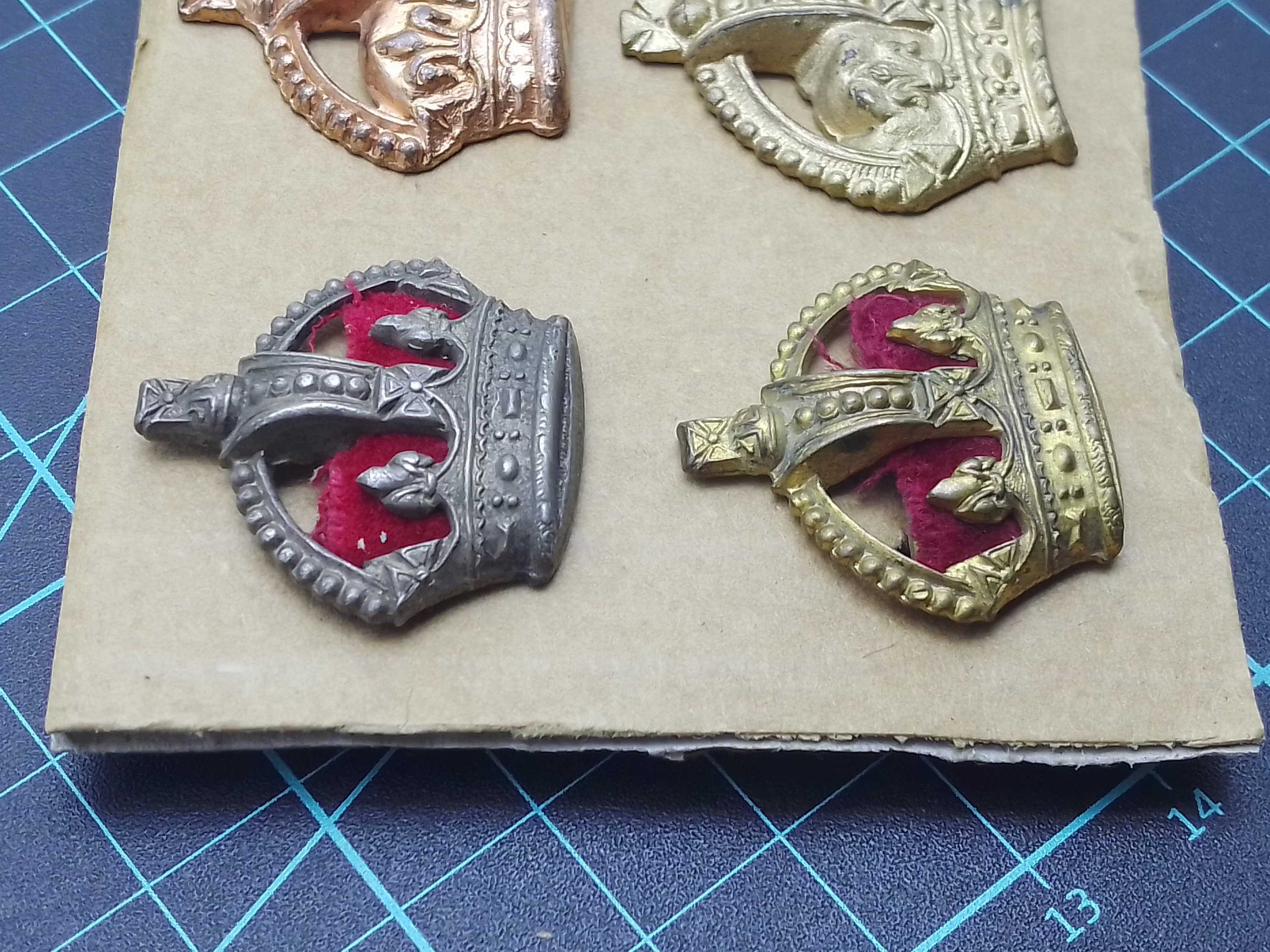 WW1 WW2 Australian Military King's Crown Badges Lot of 4 - Etsy