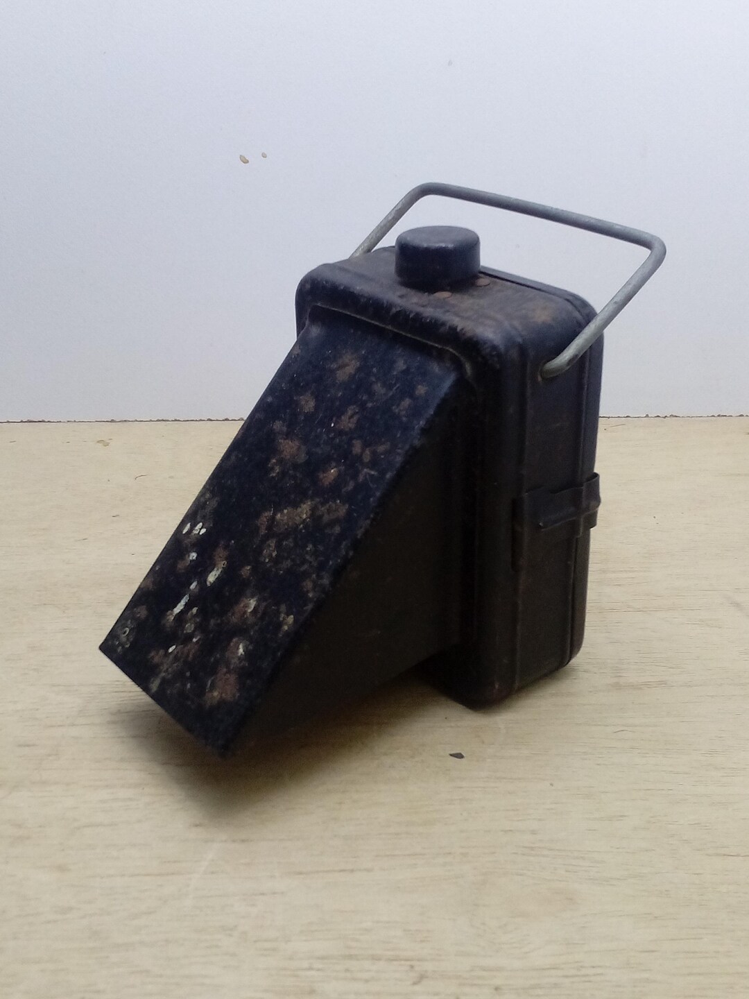 WW2 British ARP Air Raid Precautions Handheld Torch Lantern 1942 Dated ...