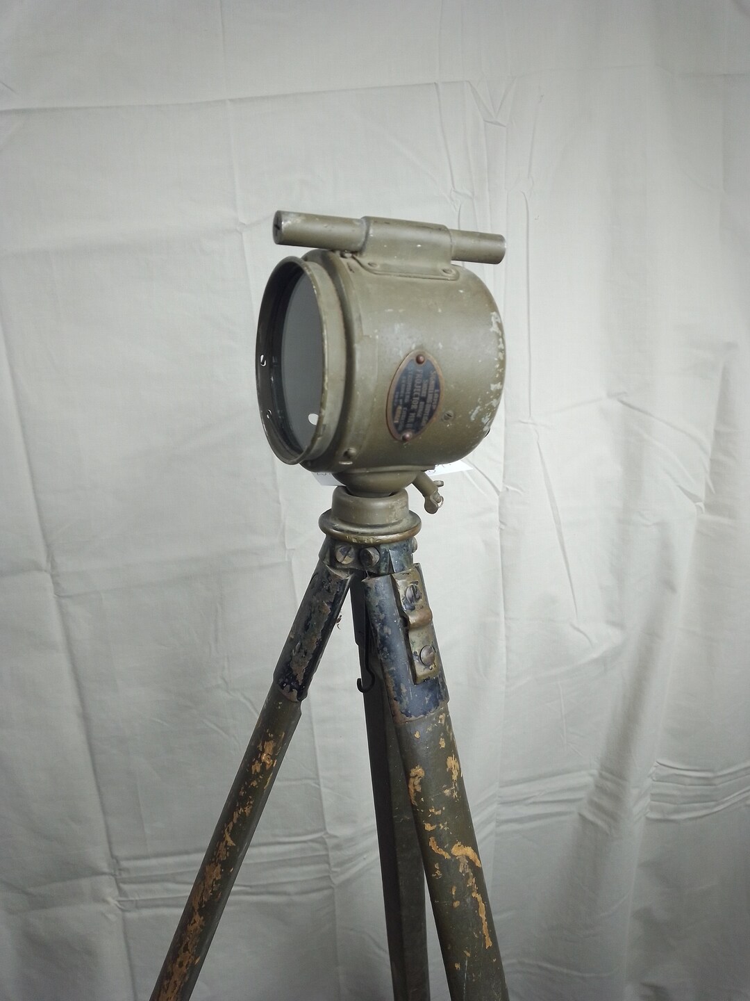 WW2 Australian Military Signal Lamp With Tripod Stand 1941-42 Dated ...