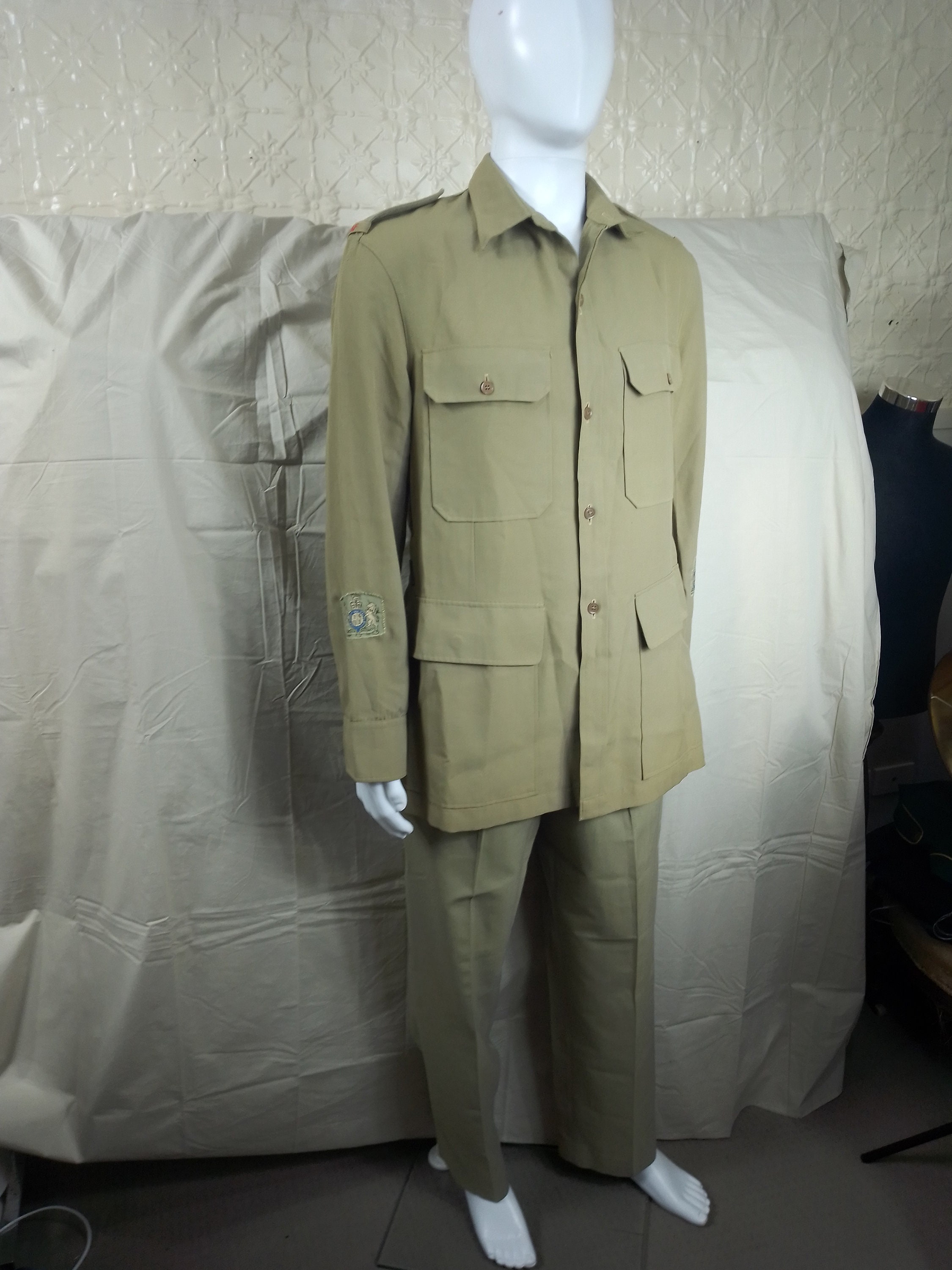 1960's Australian Air Force RAAF Tropical Uniform Jacket & Pants 1961 ...