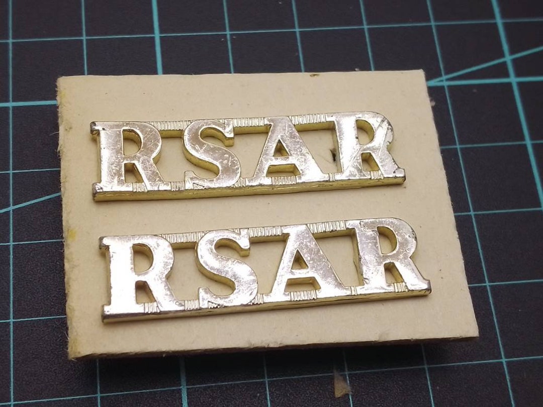 Royal South Australian Regiment Shoulder Title Badge Pair C.1980's - Etsy