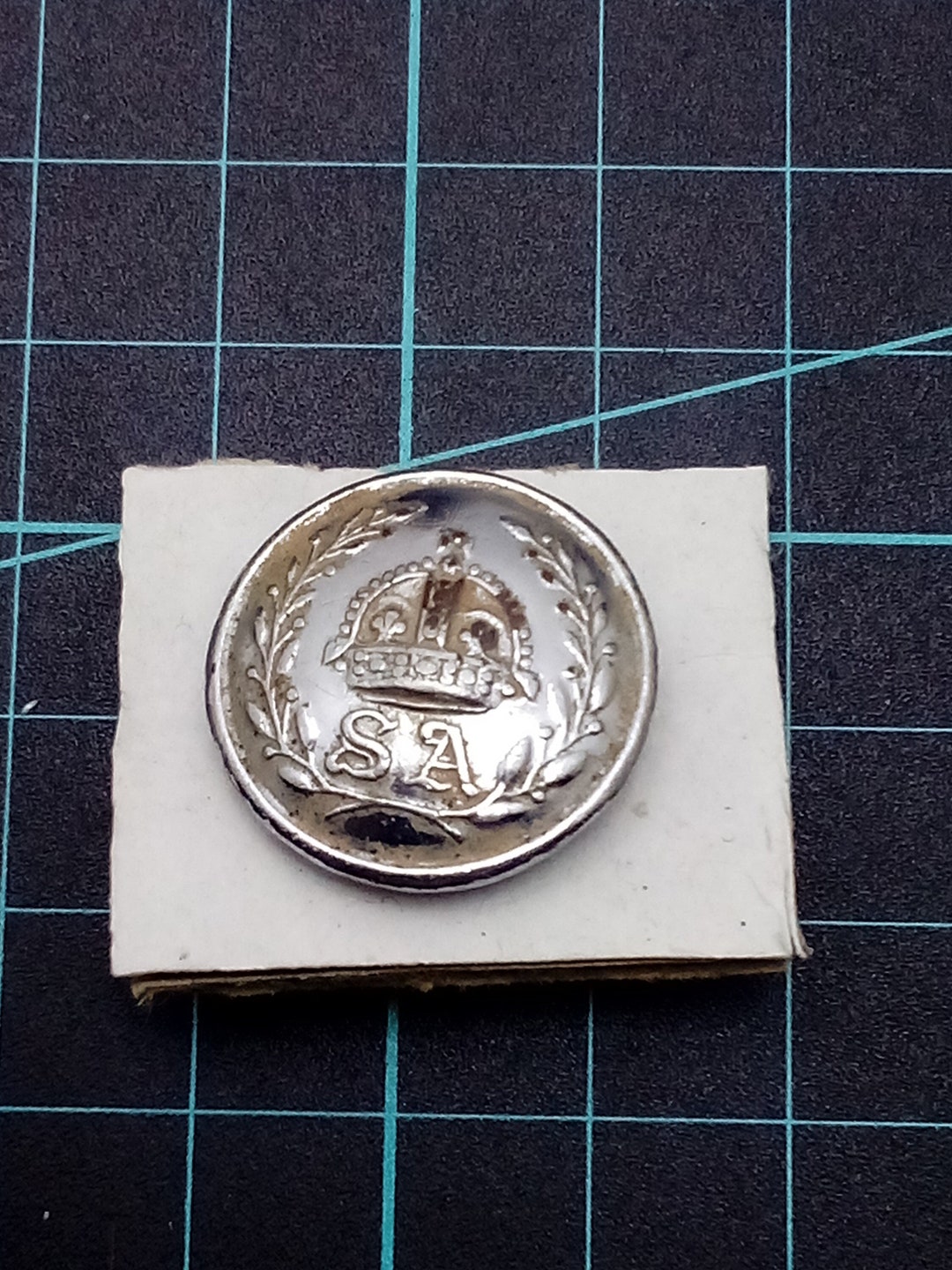 1930's-1953 South Australia SAPOL Uniform Button - Kings Crown - 21mm ...