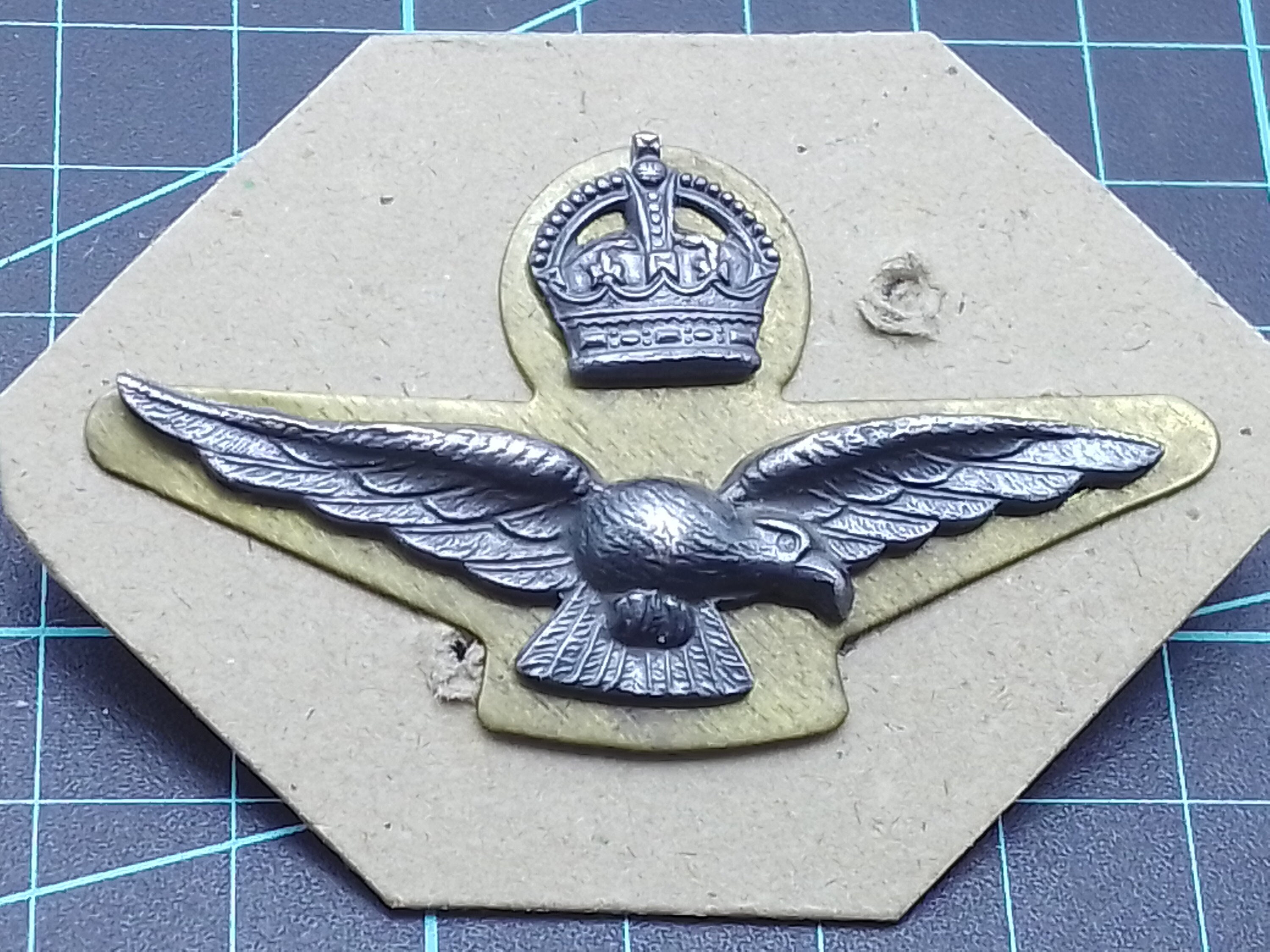 WW2 Australian Air Force RAAF Side Cap Badge With Crown & Backing - Etsy