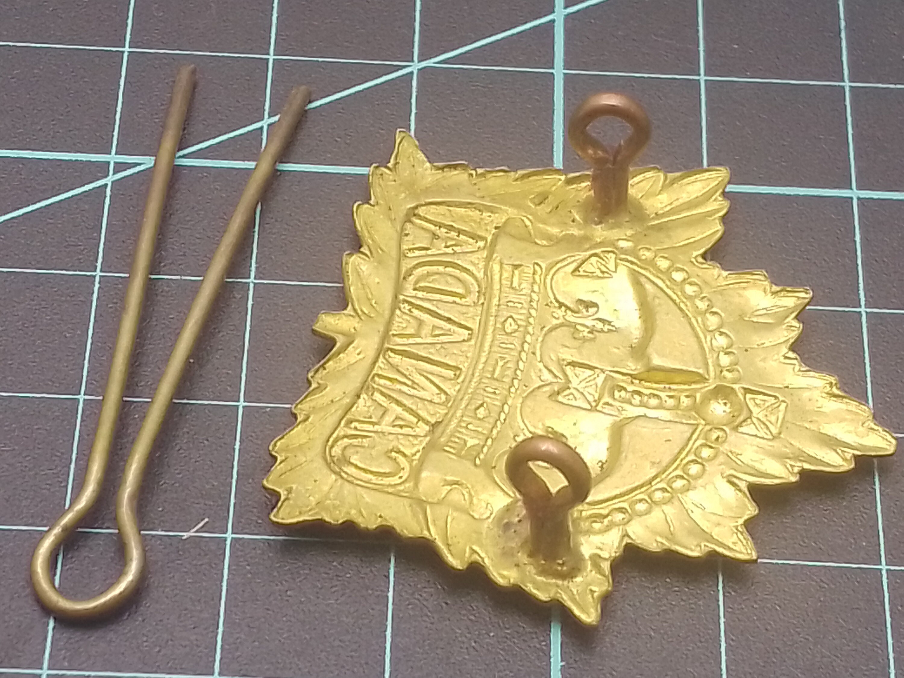 WW1 WW2 Canadian Army General Service Cap Hat Badge - Etsy