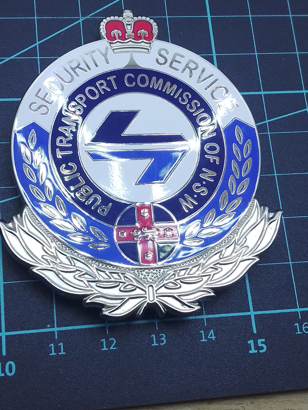 C.1990's Public Transport NSW Security Service Badge - Etsy