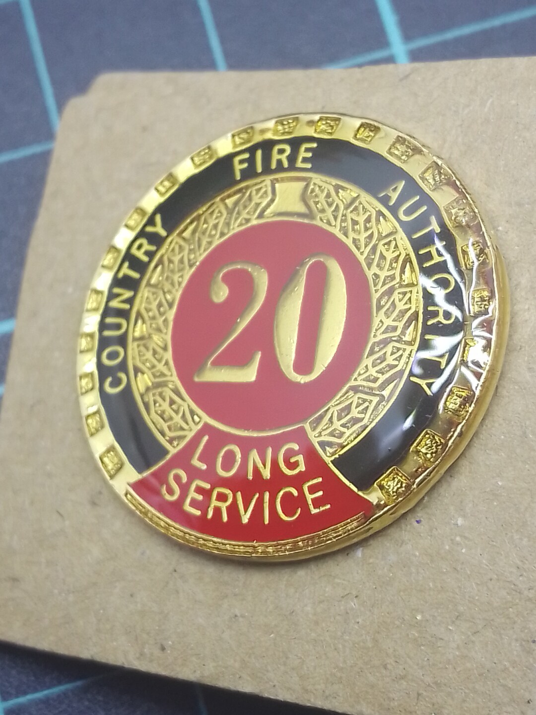 Vintage CFA Victoria 20 Years Long Service Badge - Etsy