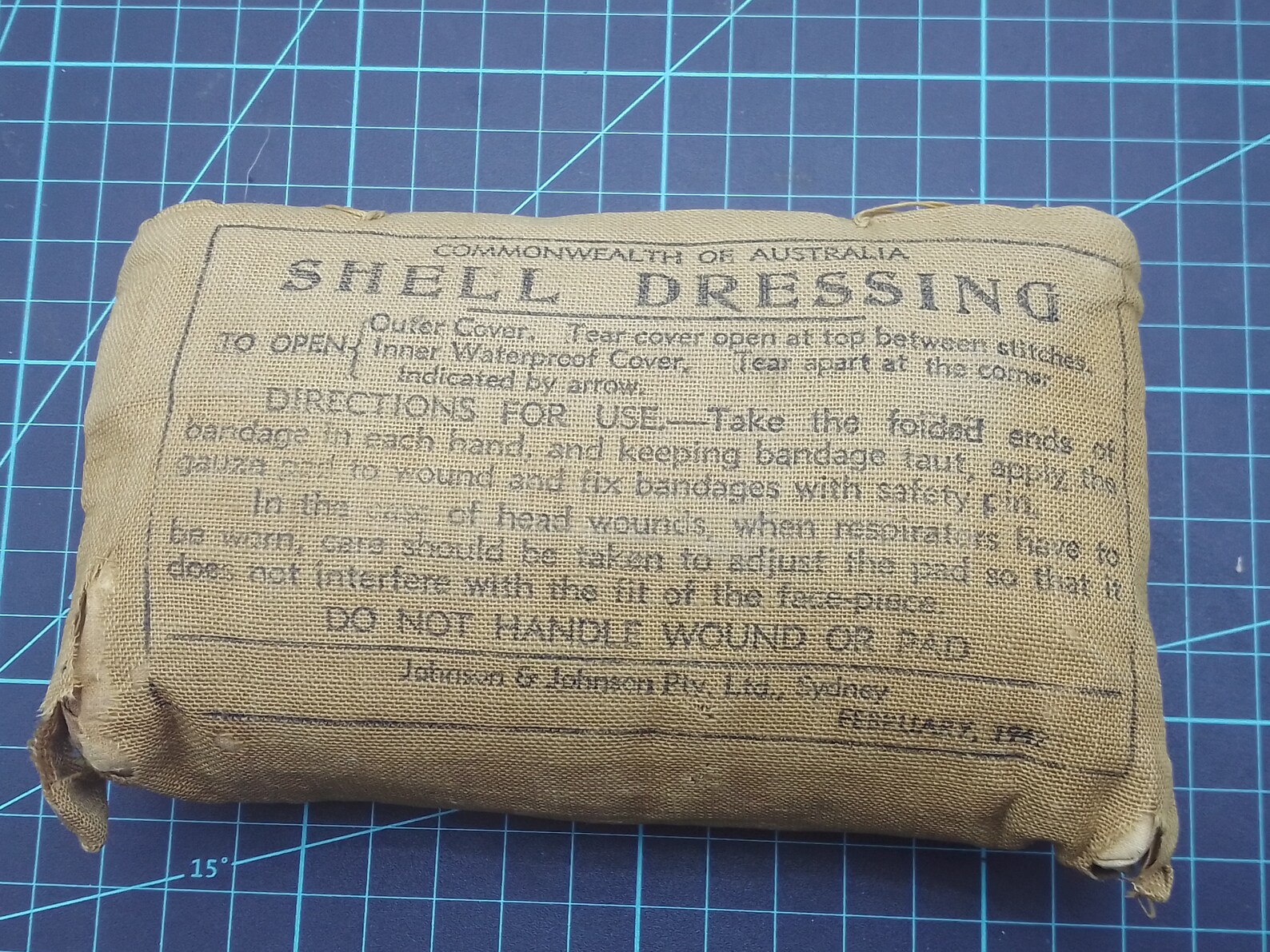 WW2 Australian Army First Aid Shell Dressing 1942 Dated Original - Etsy