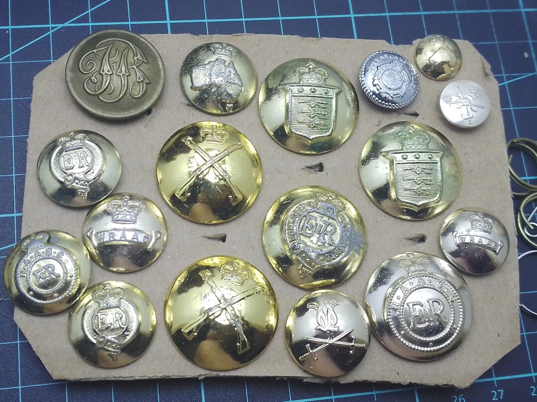 1950's-80's Australian Military Uniform Buttons - Etsy
