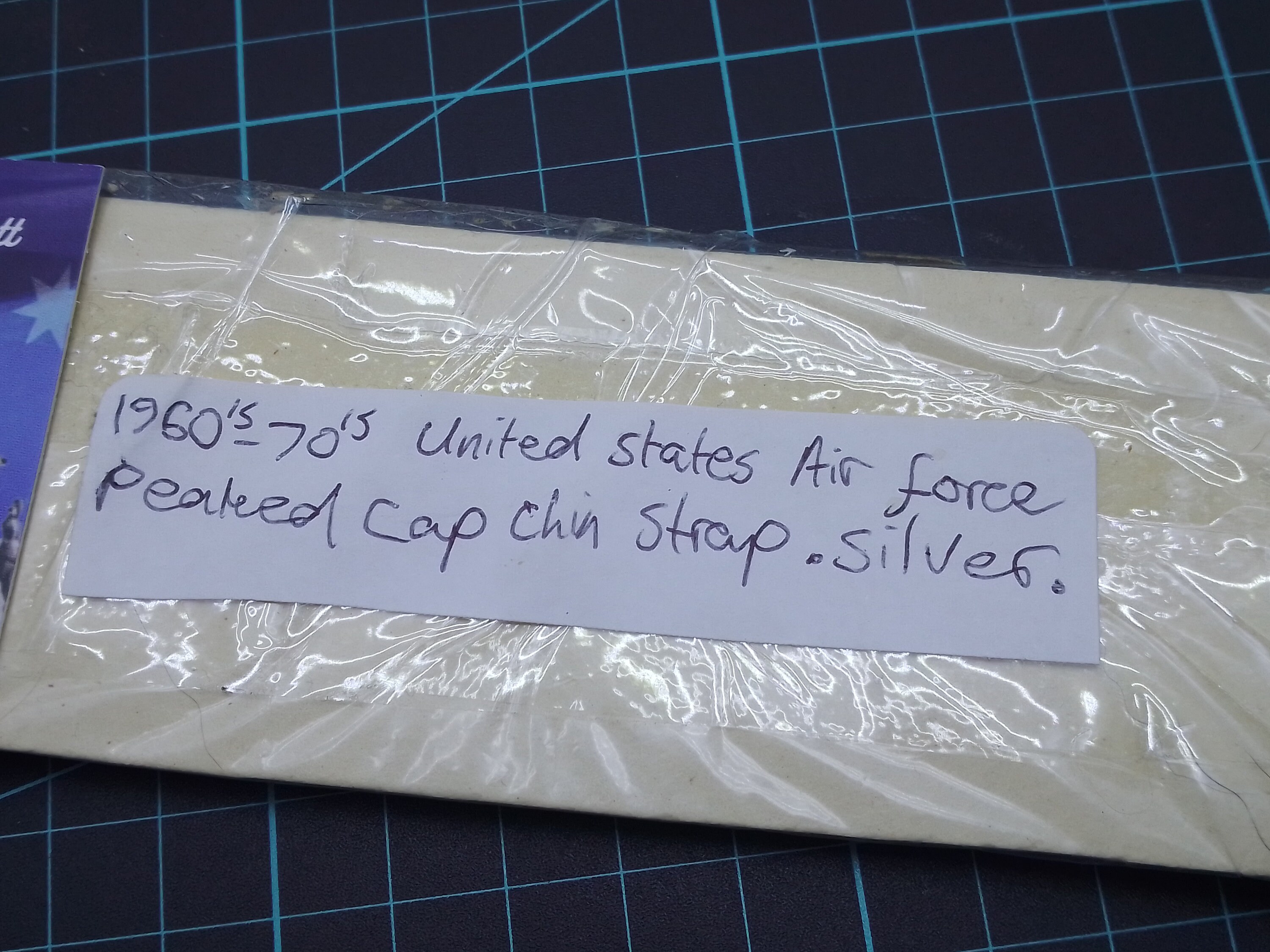 Vintage United States Air Force USAF Peaked Cap Silver Chin - Etsy