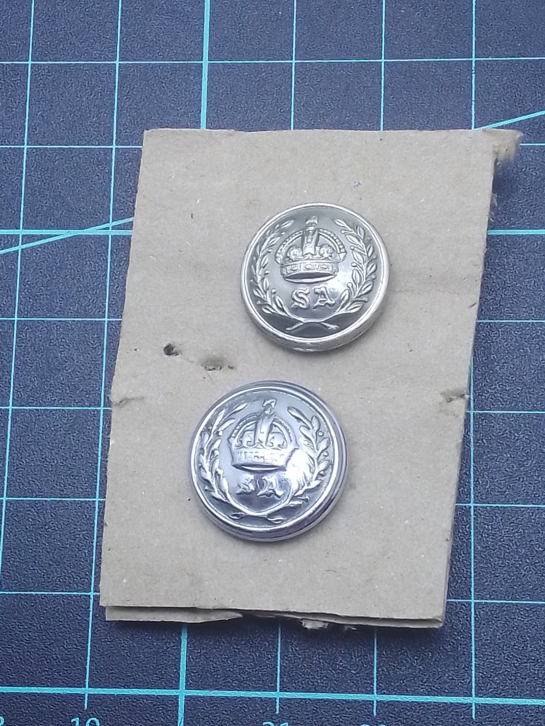 1930's-1953 South Australia SAPOL Uniform Buttons Pair - Kings Crown - Etsy