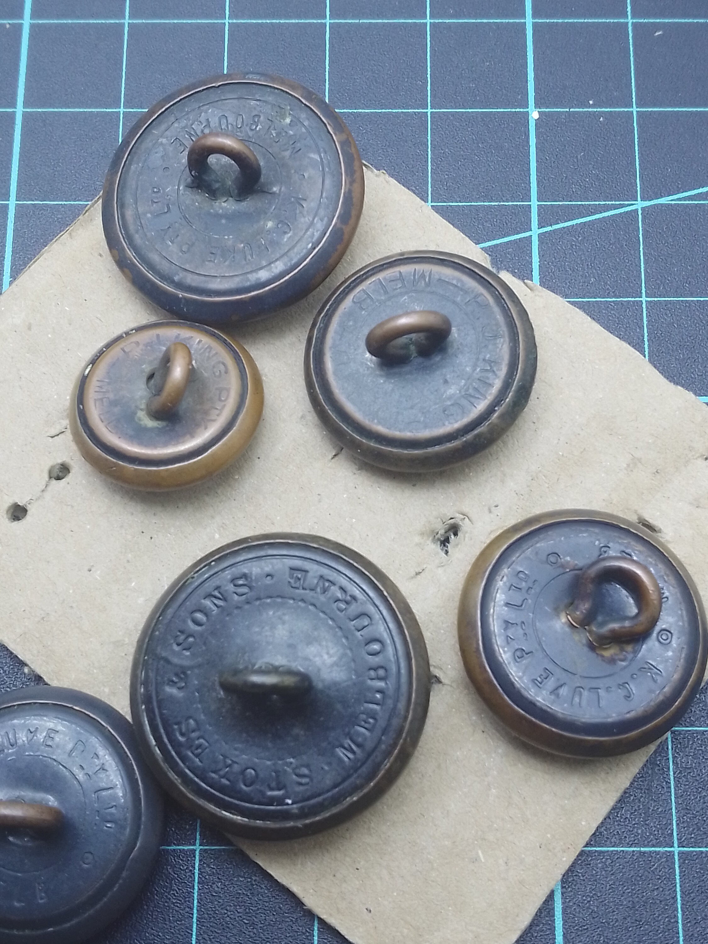 WW1 WW2 Australian Army Uniforms Buttons Lot of 6 - Etsy