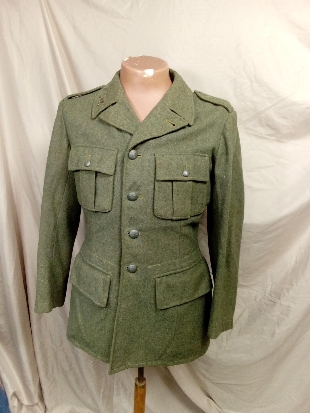 WW2 Swedish Military Tunic Jacket - 1943 Dated - Etsy
