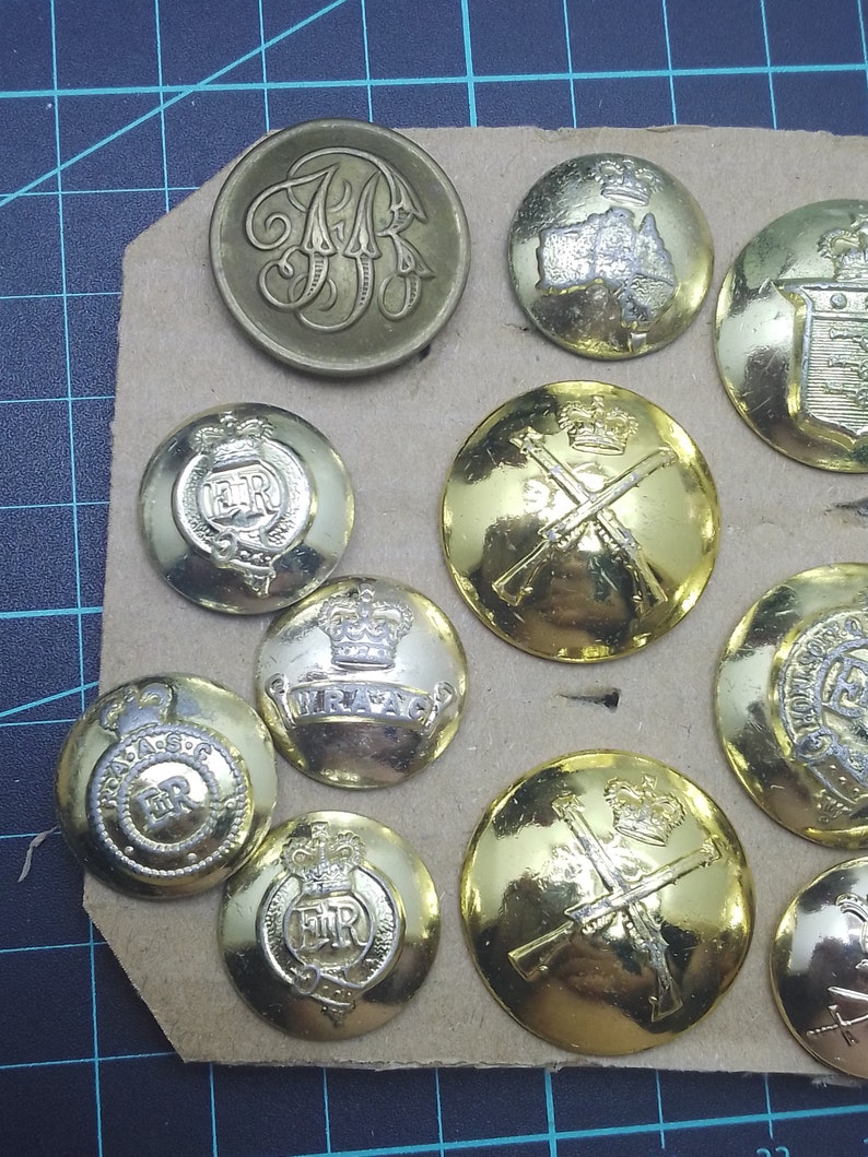 1950's-80's Australian Military Uniform Buttons - Etsy