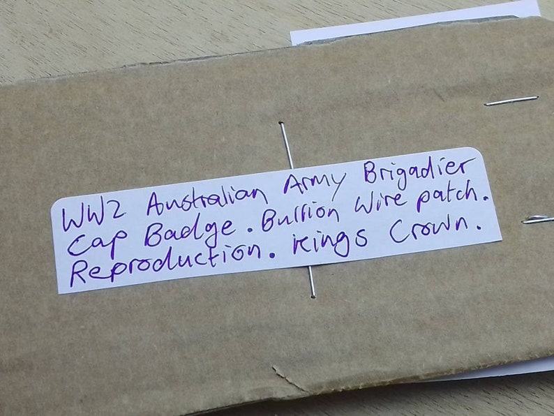 WW2 Australian Army Brigadier General Cap Badge Patch - Etsy