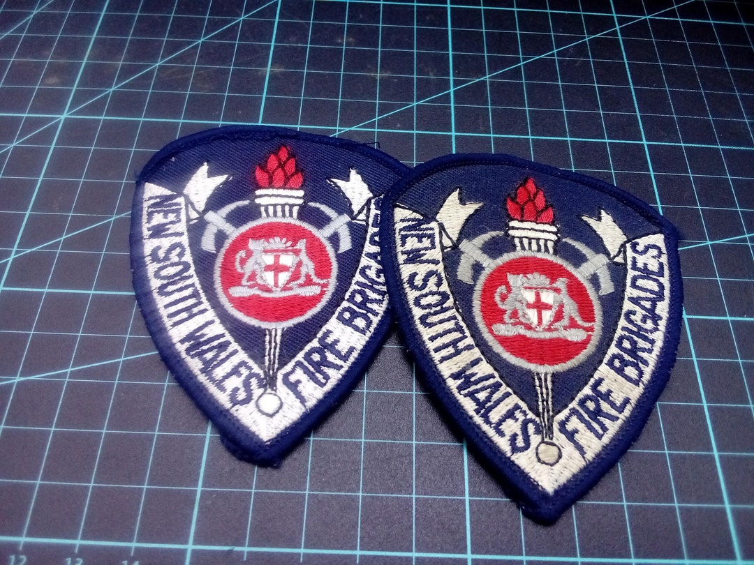 1980's-90's New South Wales NSWFB Patches Pair - OBSOLETE - Etsy