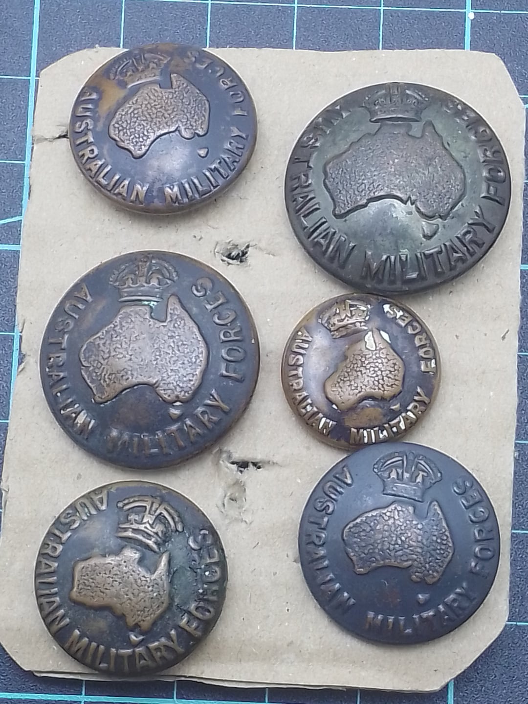 WW1 WW2 Australian Army Uniforms Buttons Lot of 6 - Etsy
