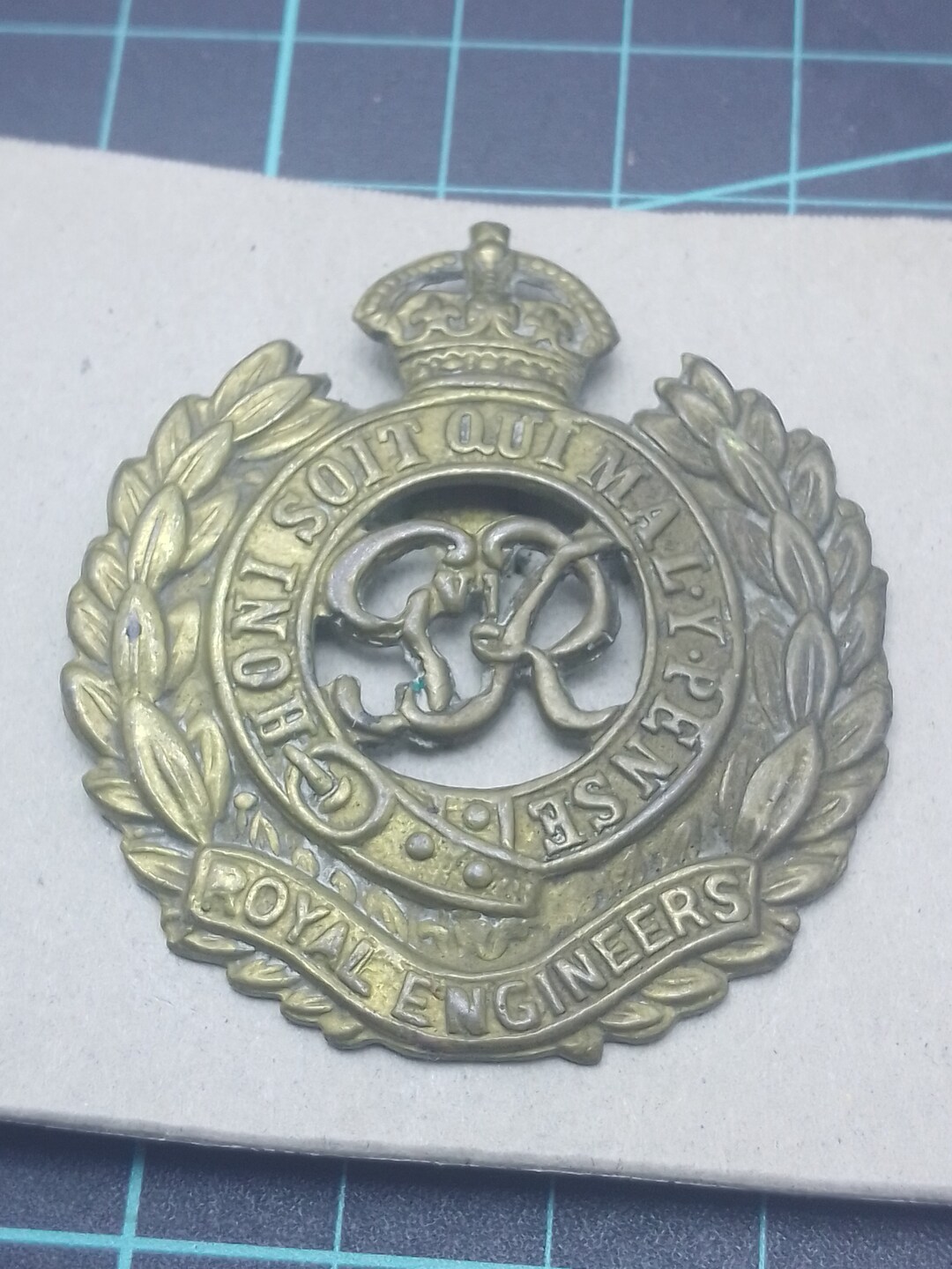 WW2 British Royal Army Engineers Cap Badge - Etsy
