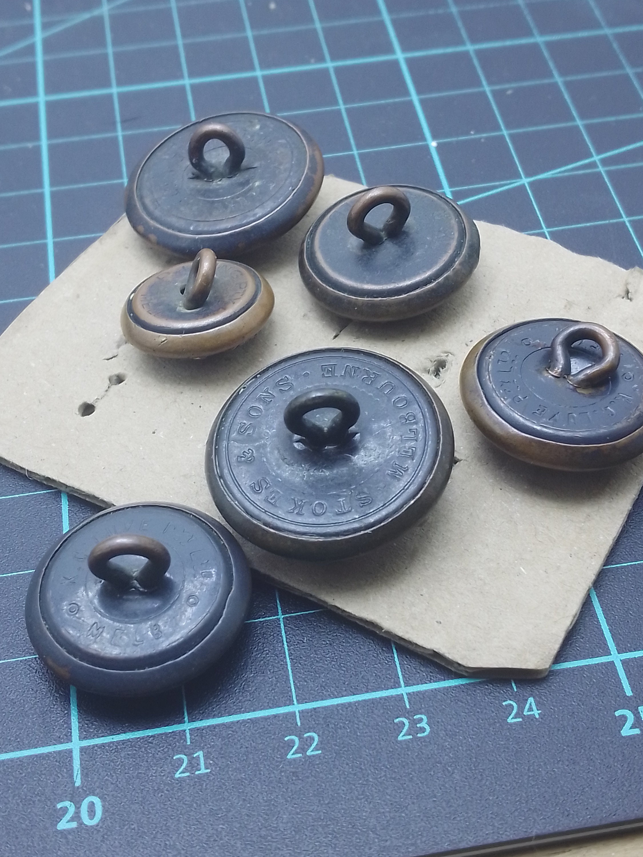 WW1 WW2 Australian Army Uniforms Buttons Lot of 6 - Etsy