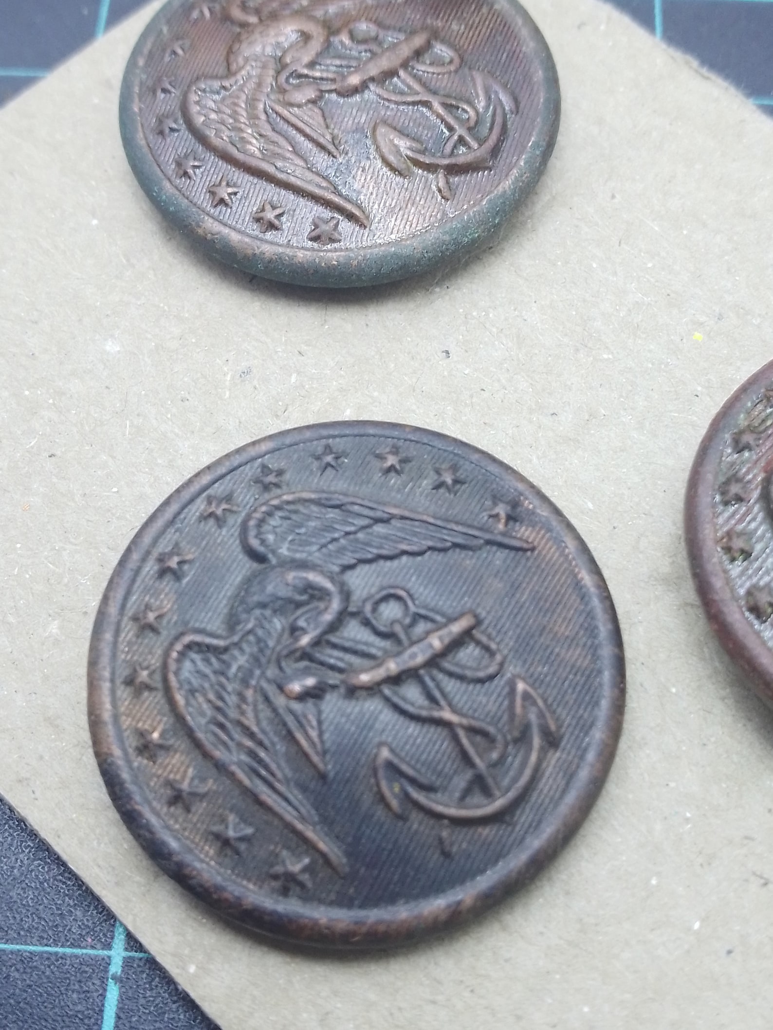 WW2 United States Marine Corps USMC Uniform Buttons Lot of 3, 26mm - Etsy