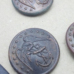 WW2 United States Marine Corps USMC Uniform Buttons Lot of 3, 26mm - Etsy