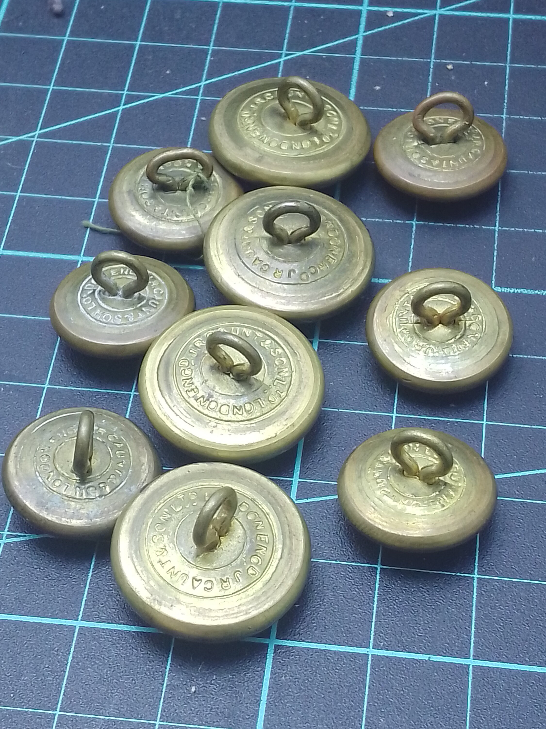 WW2 New Zealand Army Staff Corps Uniform Tunic Buttons Set - Etsy