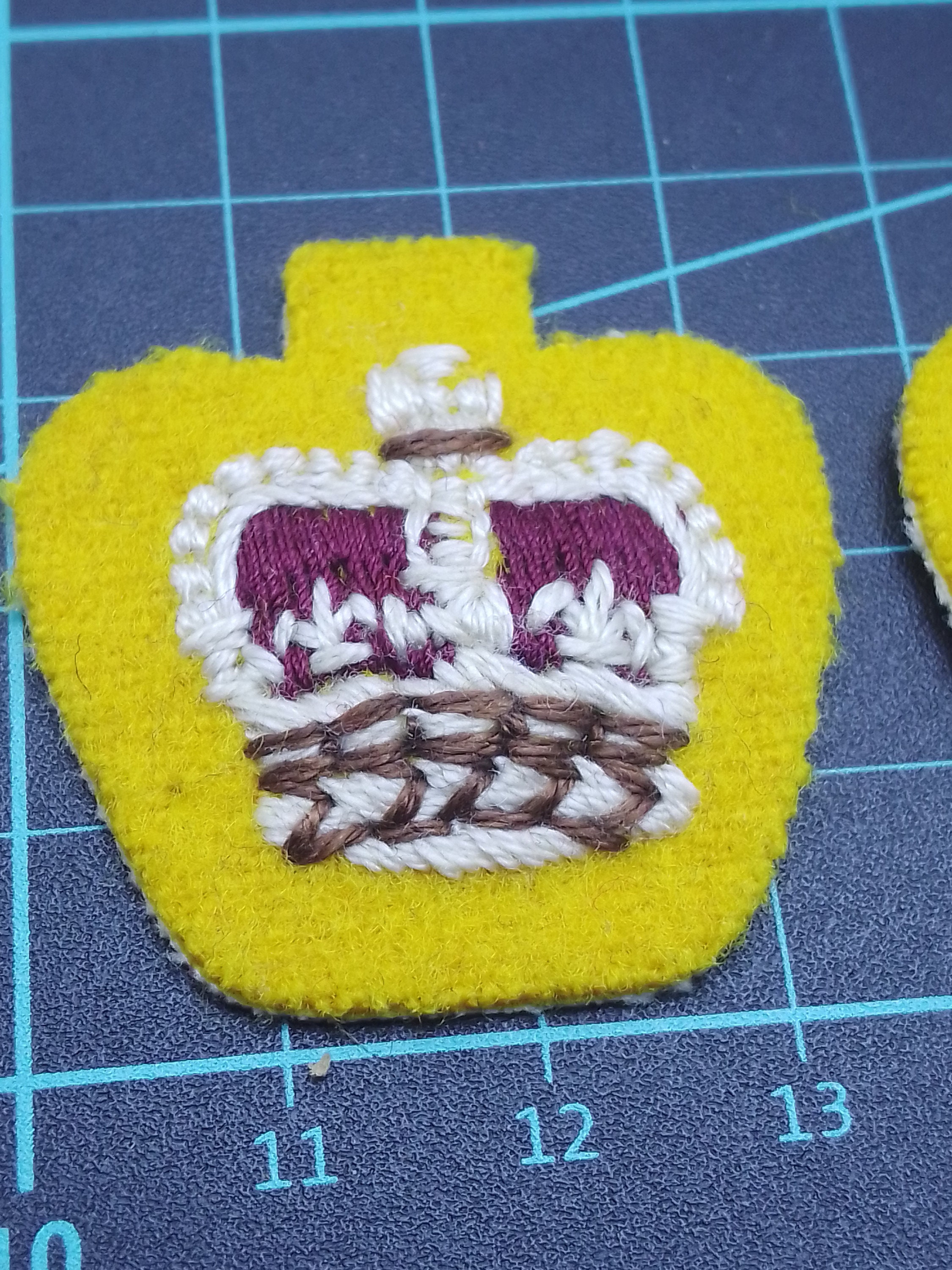 1953-60's British Army Major Rank Shoulder Patch Pair - Etsy