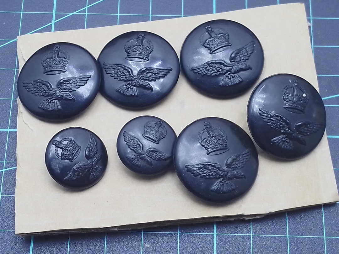 WW2 Australian Air Force RAAF Bakelite Uniform Buttons Lot - Etsy