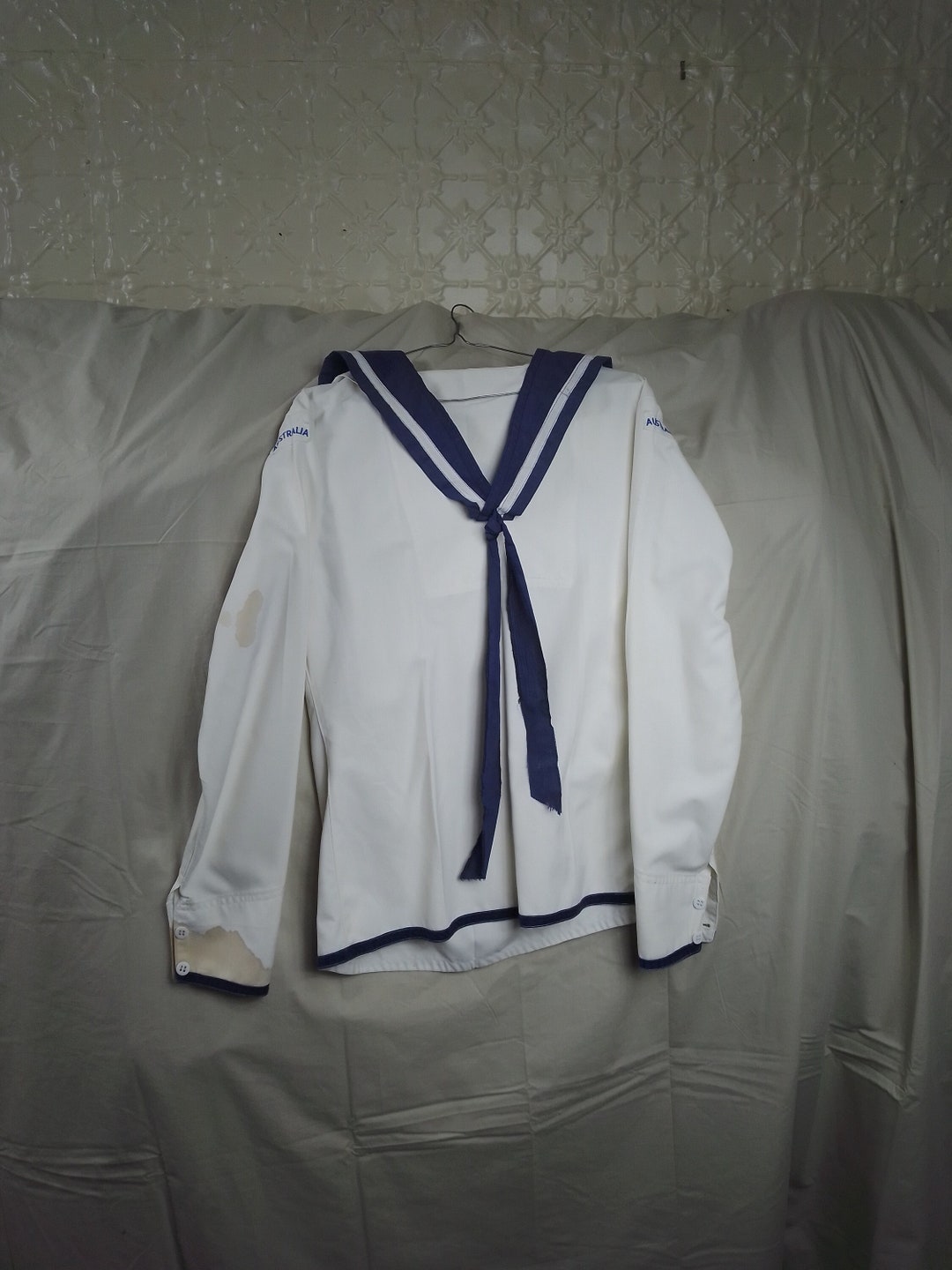 1960's Royal Australian Navy RAN Sailors Uniform Long Sleeve Shirt - Etsy