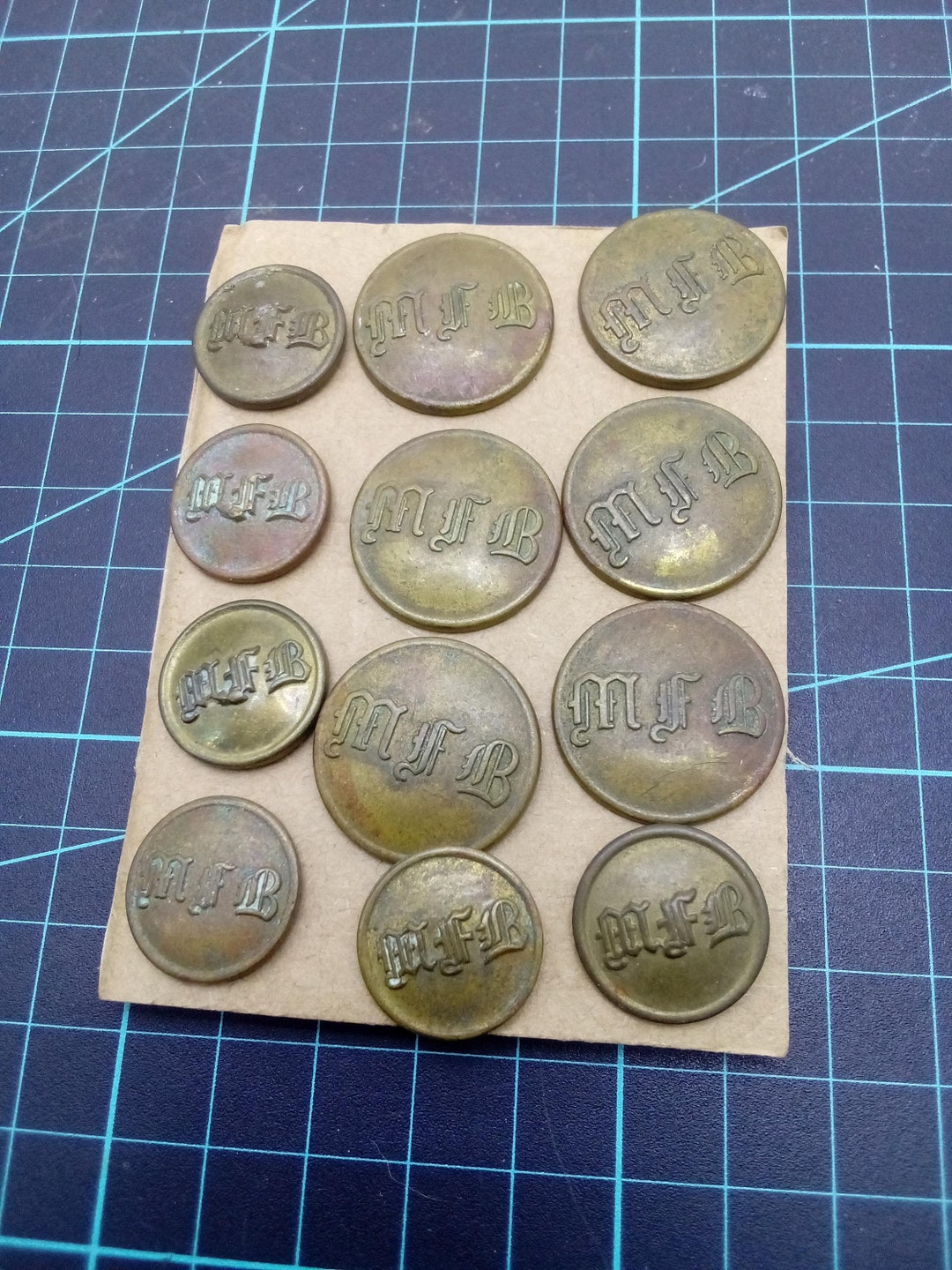 C.1950's-70's Brisbane MFB Fire Uniform Buttons Set Lot of 12 - Etsy