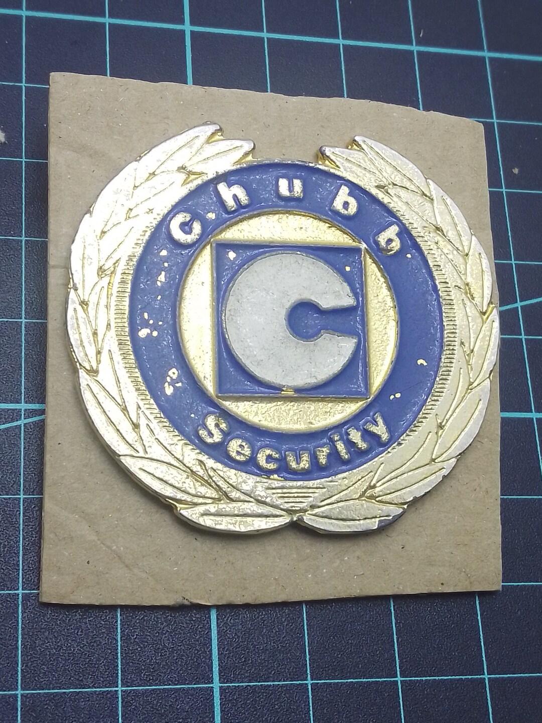 1980's-90's Chubb Security Australia Uniform Cap Hat Badge - Etsy
