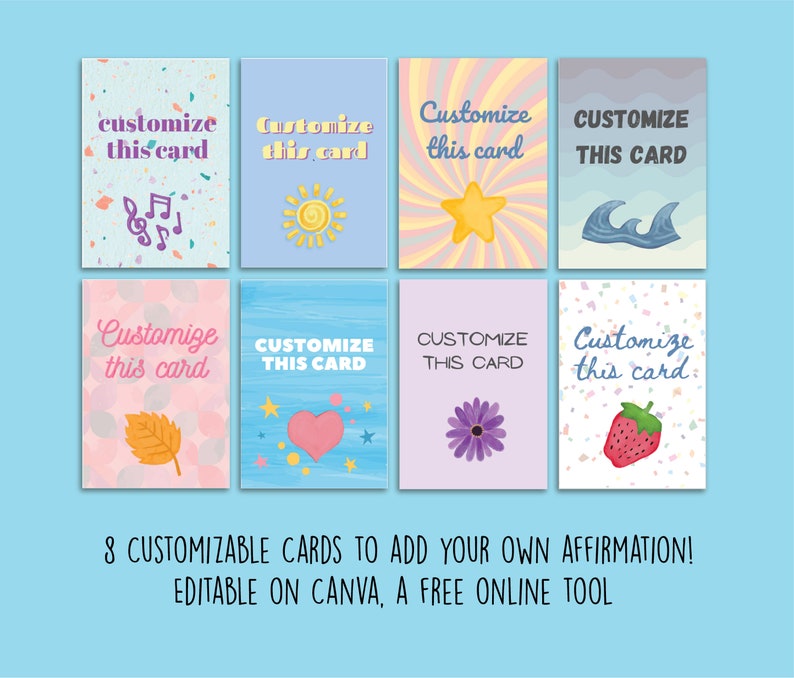 SPANISH Positive Affirmation Cards for Kids, Tarjetas De Afirmaciones ...