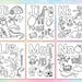 SPANISH Printable Alphabet Coloring Pages Worksheets, ABC Colouring ...